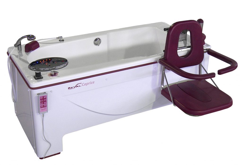 CAPRICE : Variable height bath & integral transfer system - Reval Group